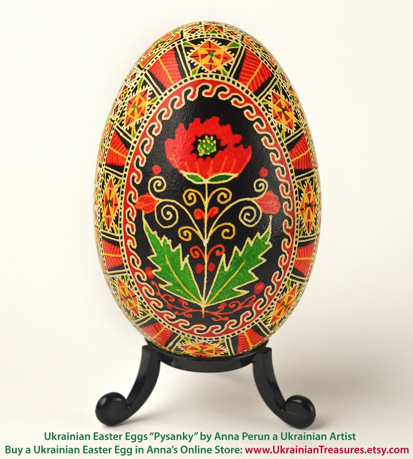 Ukrainian Easter Eggs Pysanky by Anna Perun : Ukrainian Goose Eggs ...