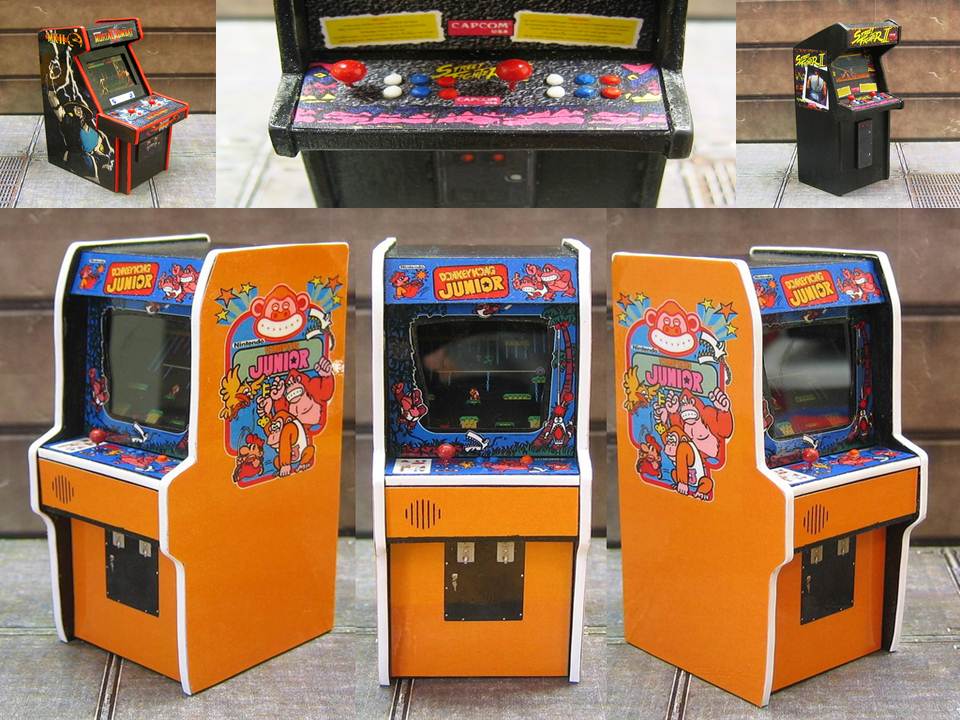 The Toy Box: Justin Whitlock's Custom Arcade Cabinet Models