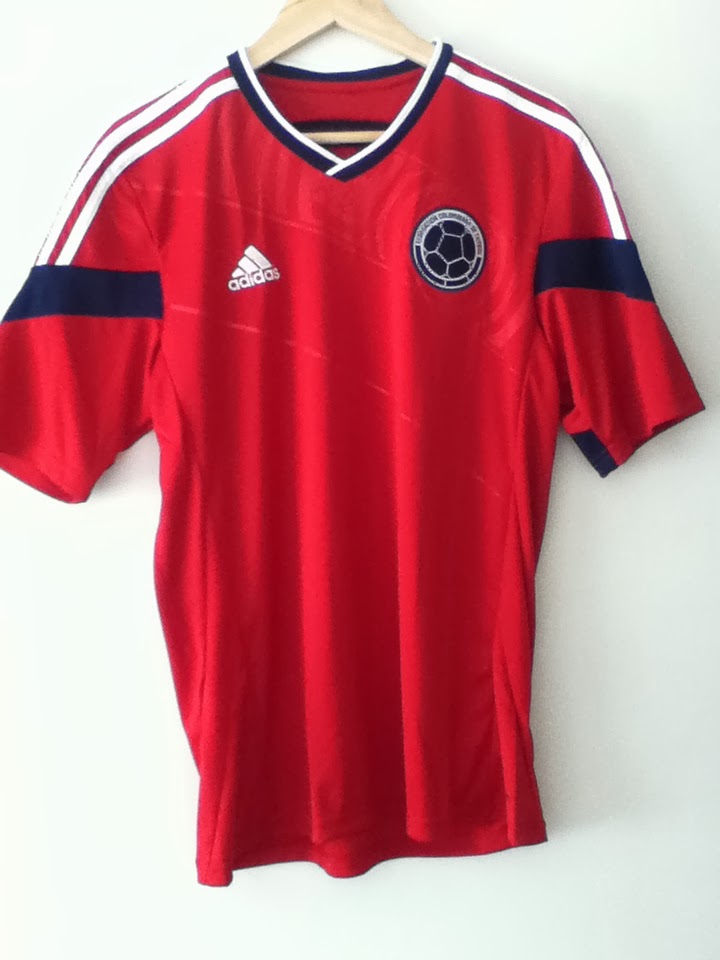 Coleccionistas de Futbol: Camiseta Visitante Selección Colombia 2014 ... Coleccionistas de Futbol: Camiseta Visitante Selección Colombia 2014 ...