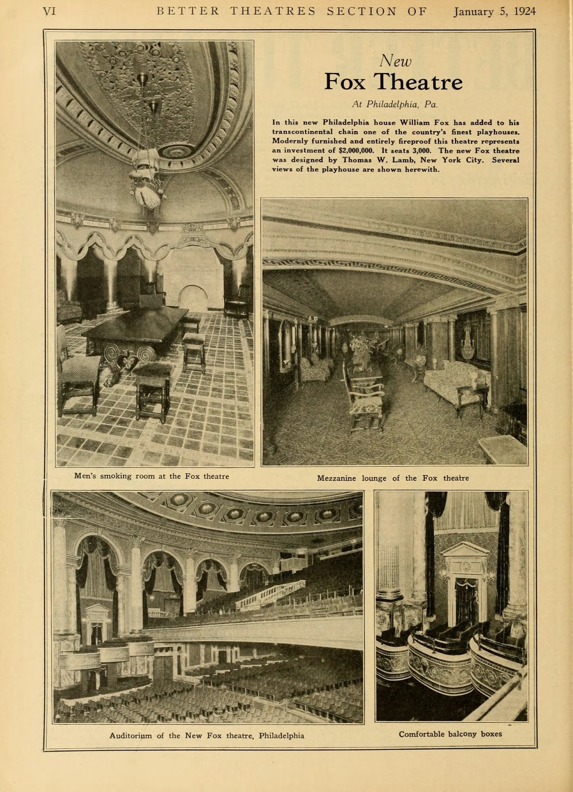 Frank's Place: Philadelphia: Fox Theatre