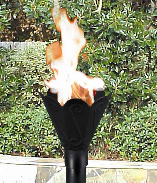 Outdoor Kitchen: GL052 Tulip, Cast Aluminum Gas Powered Torch Head