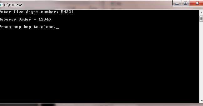 If A Five Digit Number Is Input Through The Keyboard Write A Program To Print The Digits Of