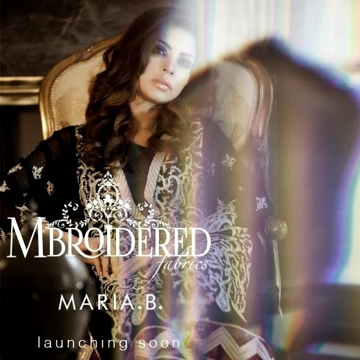 New Pk-Fashion: Maria.B MBROIDERED Fabrics 2014 | MBROIDERED Fabric ...