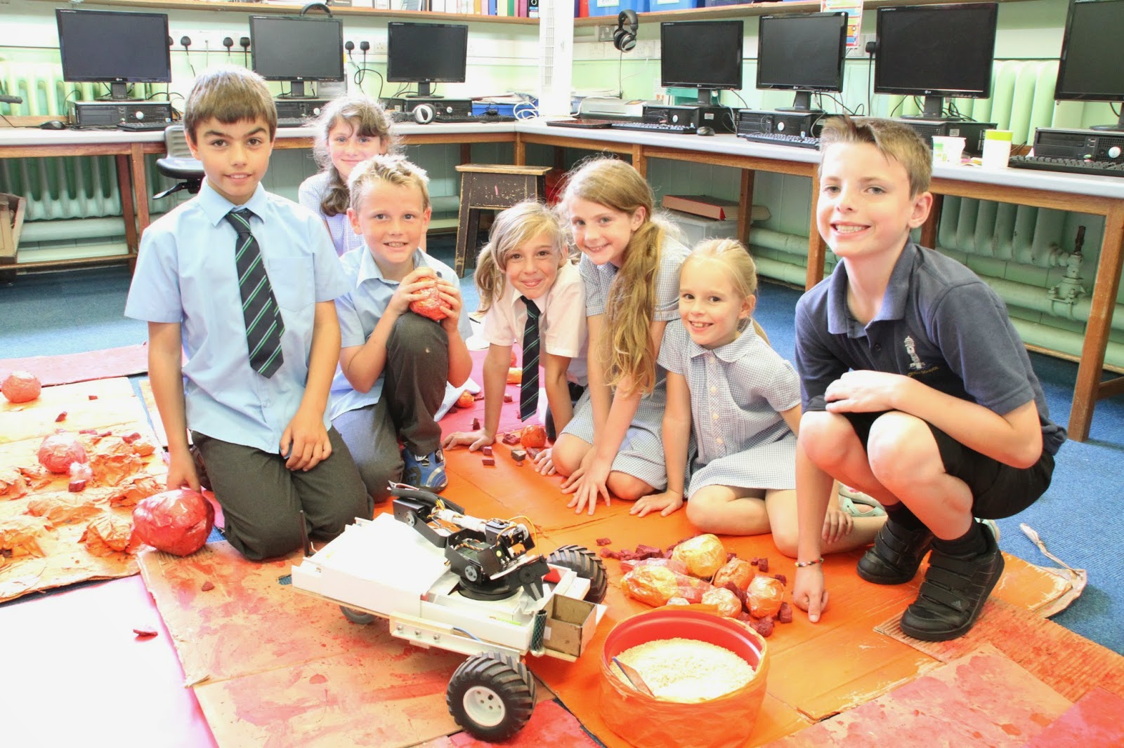 DSP Robotics Blog: Mars Rover School Project