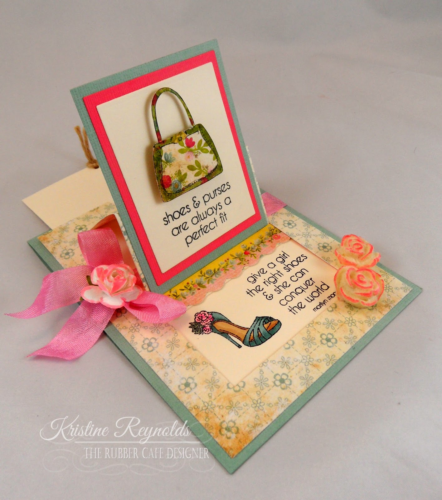 Stamping & Scrapping in California: Fashionable Slider Card