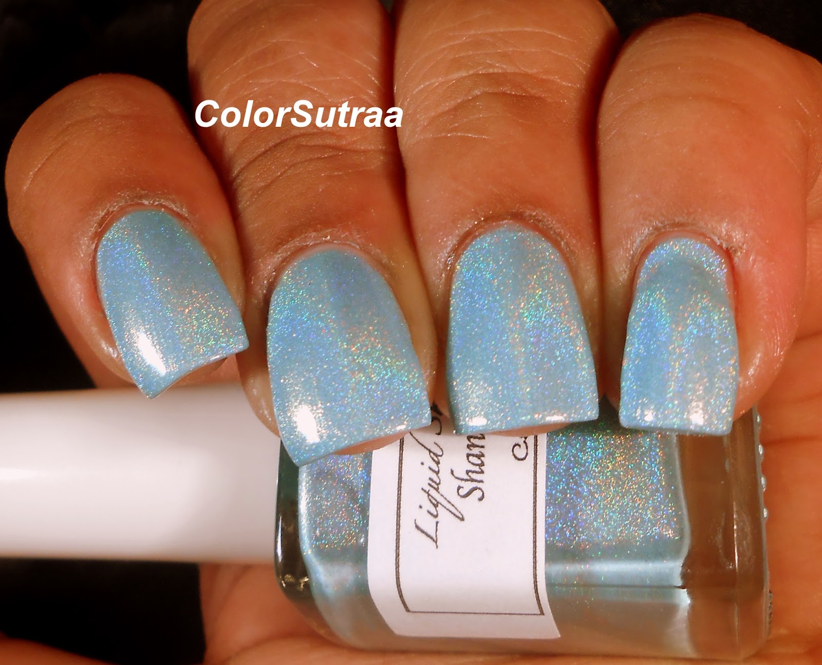 LIQUID SKY LACQUER Pure Luxury, Shanel's Cyan, Rock My World and Swerve ...