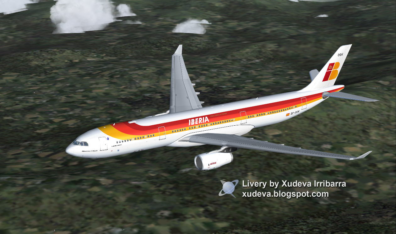 xudeva.blogspot.com: Iberia Airbus A340-642 EC-LEV "Campeones" - para ...