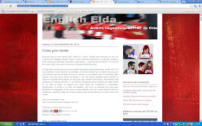 Close your books: Article published in Blog de TIC en Lenguas Extranjeras