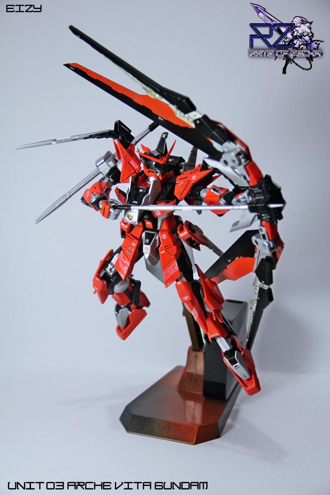 Gundam Family: 1/100 Unit 03 Arche Vita Gundam Custom Build