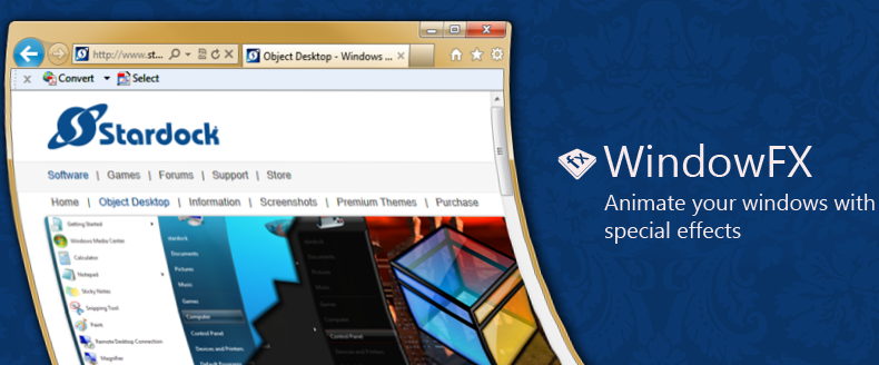 Stardock WindowFX 5.1 full + Patch | PROGRAMAS WEB FULL