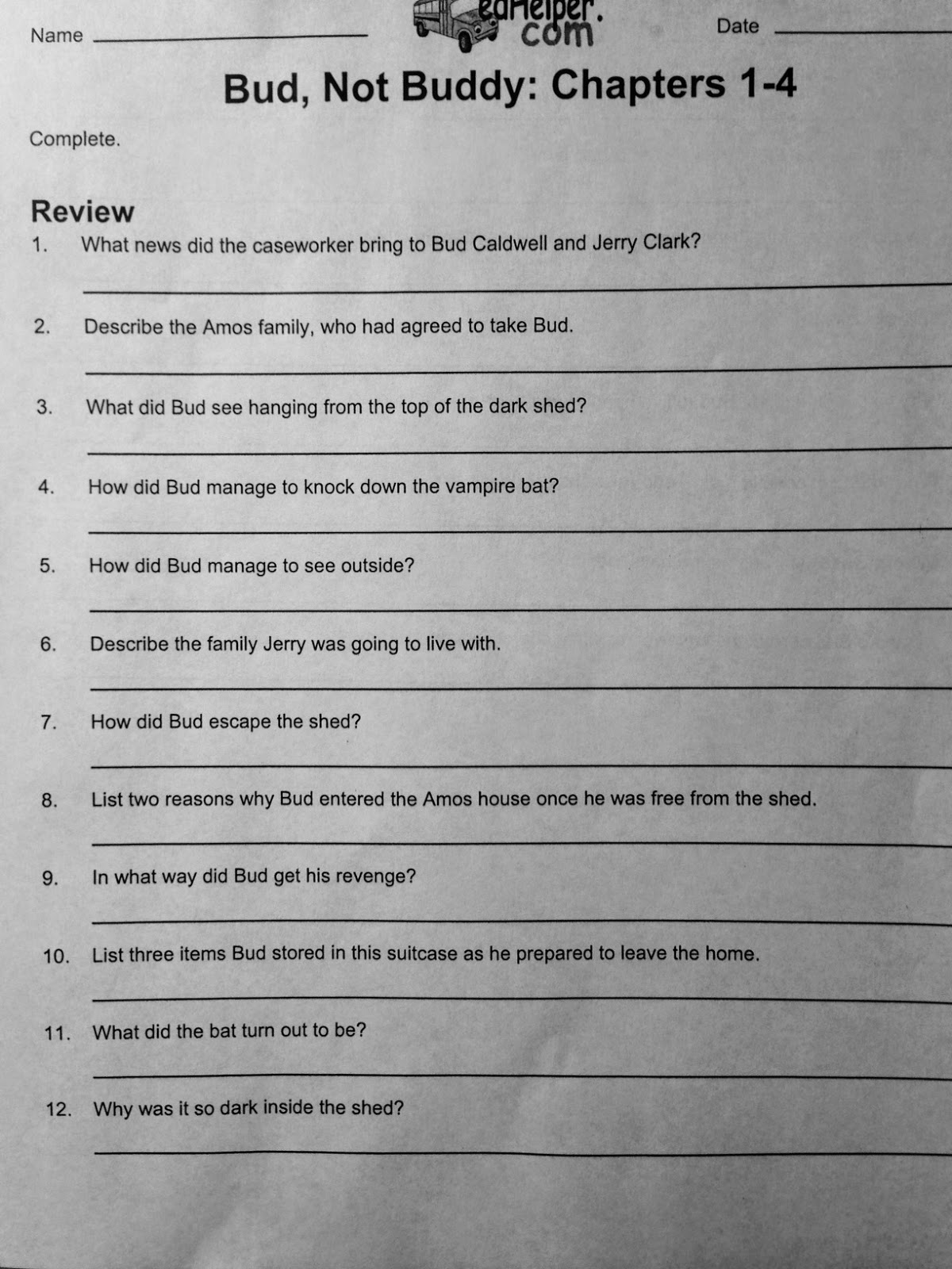 Mr. Trumble’s Blog: Day #87 - 1/28/15 - Mod 2A Unit 1 Lesson 5: Ch 1-4 ...