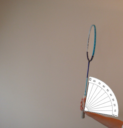 Badminton Projectile Motion: Drive shot