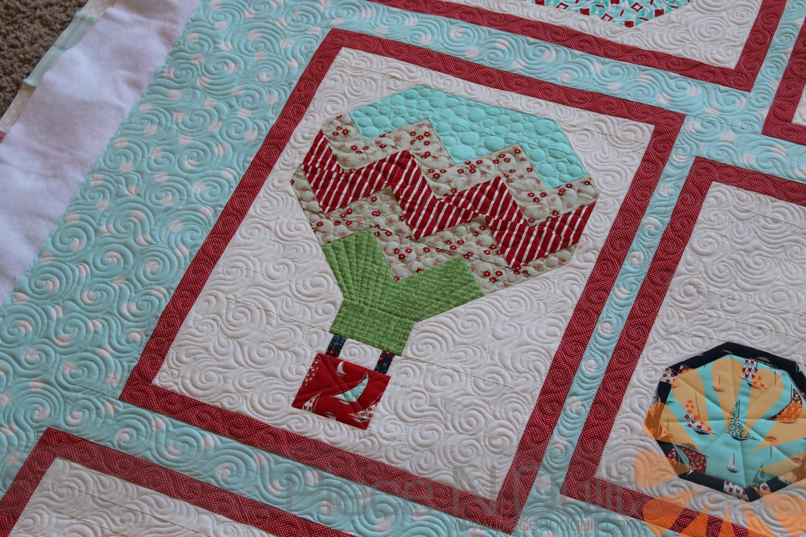 Piece N Quilt: Snapshots Quilt - Custom Machine Quilting by Natalia Bonner