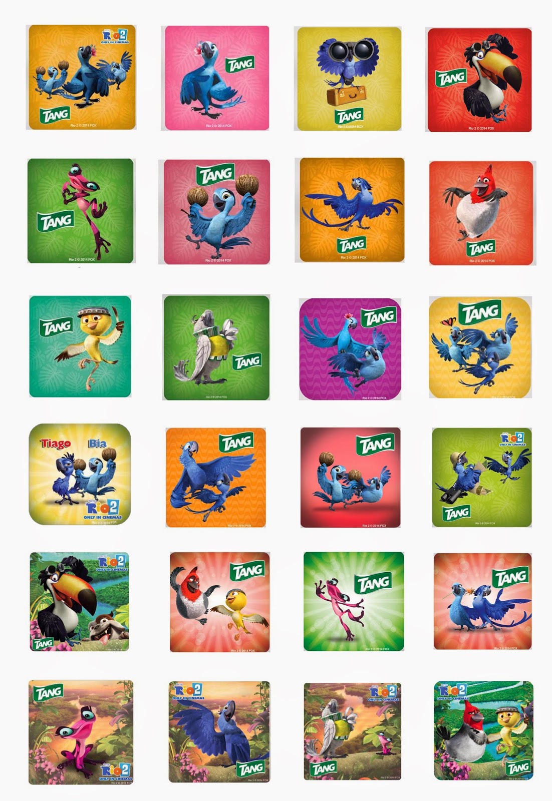 Experience a different adventure with Tang’s Rio 2 hologram cards ...