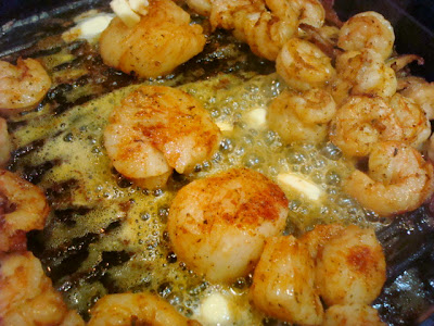 Smoky Mountain Café: Scallops and Shrimp Marsala