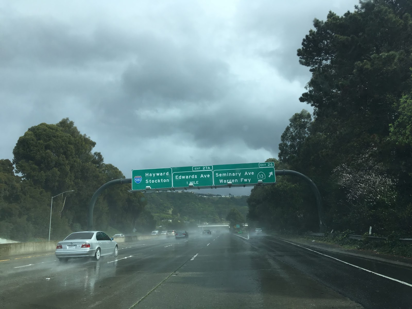 California State Route 13 and the Warren Freeway