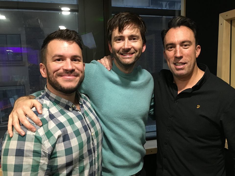 PHOTOS: David Tennant Co Hosts The Absolute Radio Breakfast Show