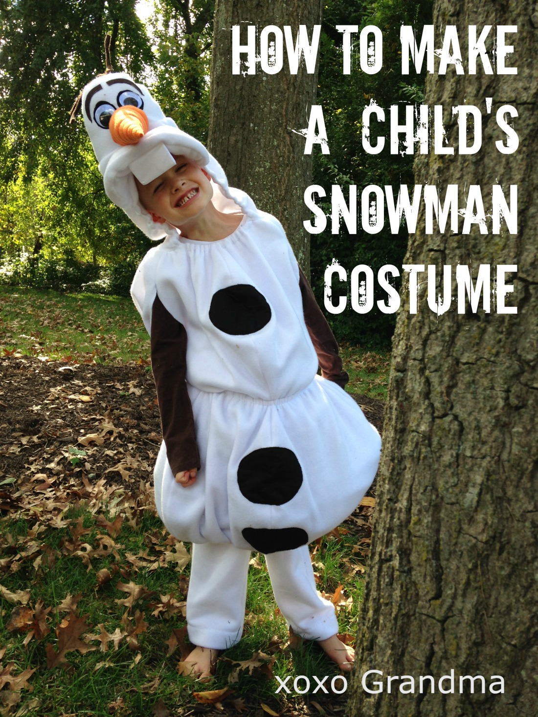 xoxo Grandma: How to Make an Olaf Snowman Costume