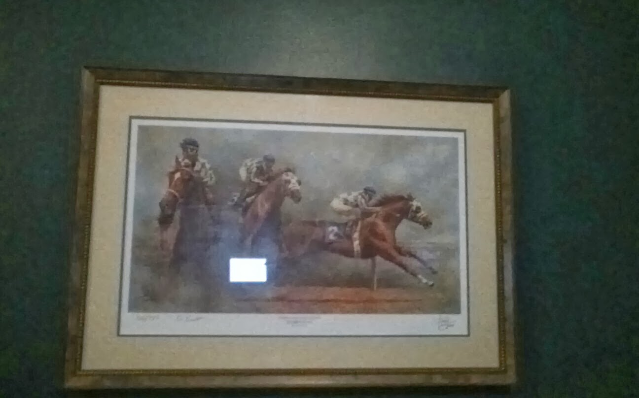 GailRoyTopian: Secretariat Print - Three Dates with Destiny - Fred Stone