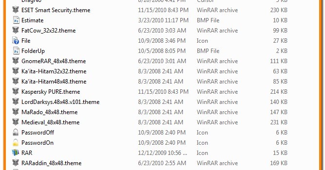 cara merubah tampilan winrar pada windows 7 dan 10 - teknocips