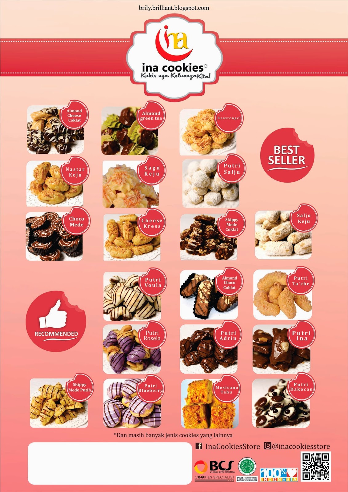 Brily's Minds: Ina Cookies Jakarta Selatan 2014