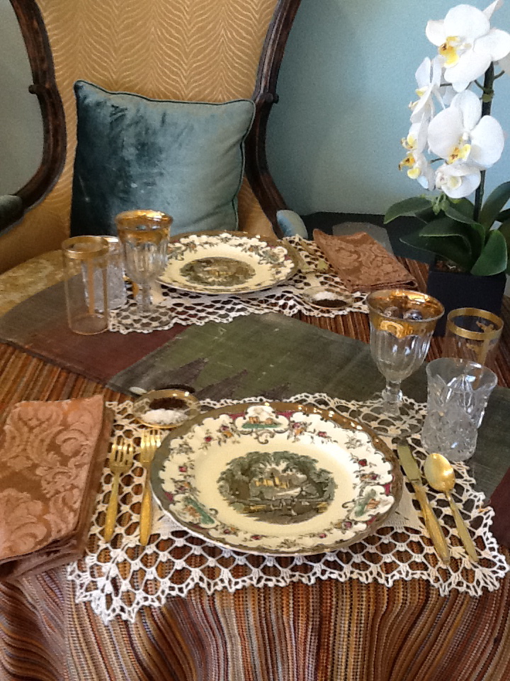 Pam's Tablescapes: Dinners for Two