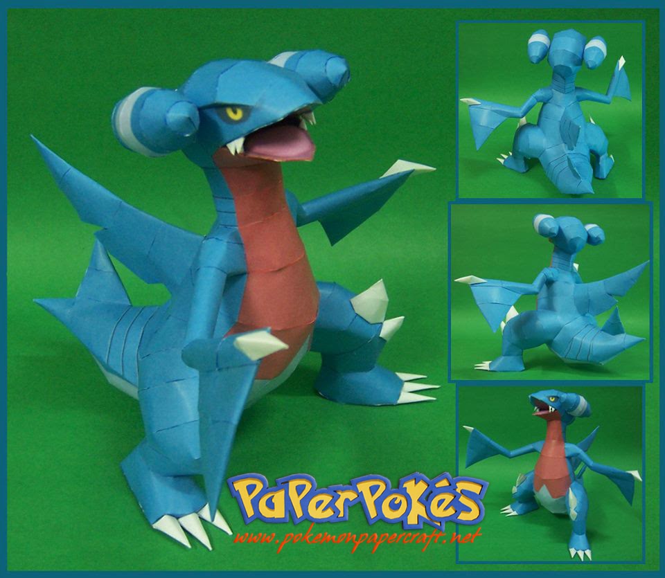 Papercraft Pokemon Gabite ~ Papercraftsparati | Todos los Papercrafts ...