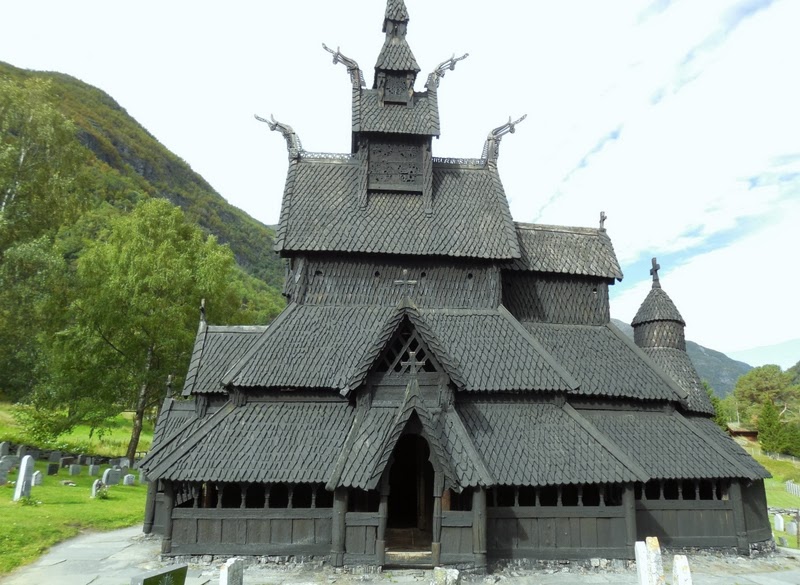Borgund Stave Church Section