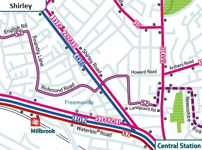 Southampton Bus Update: First changes: Focus on Shirley