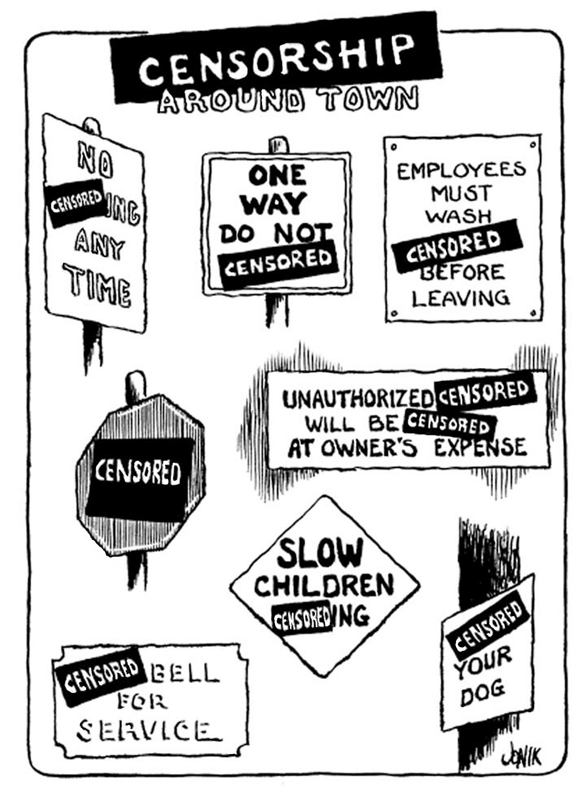 Jonik Editorial Cartoons: General Cartoons