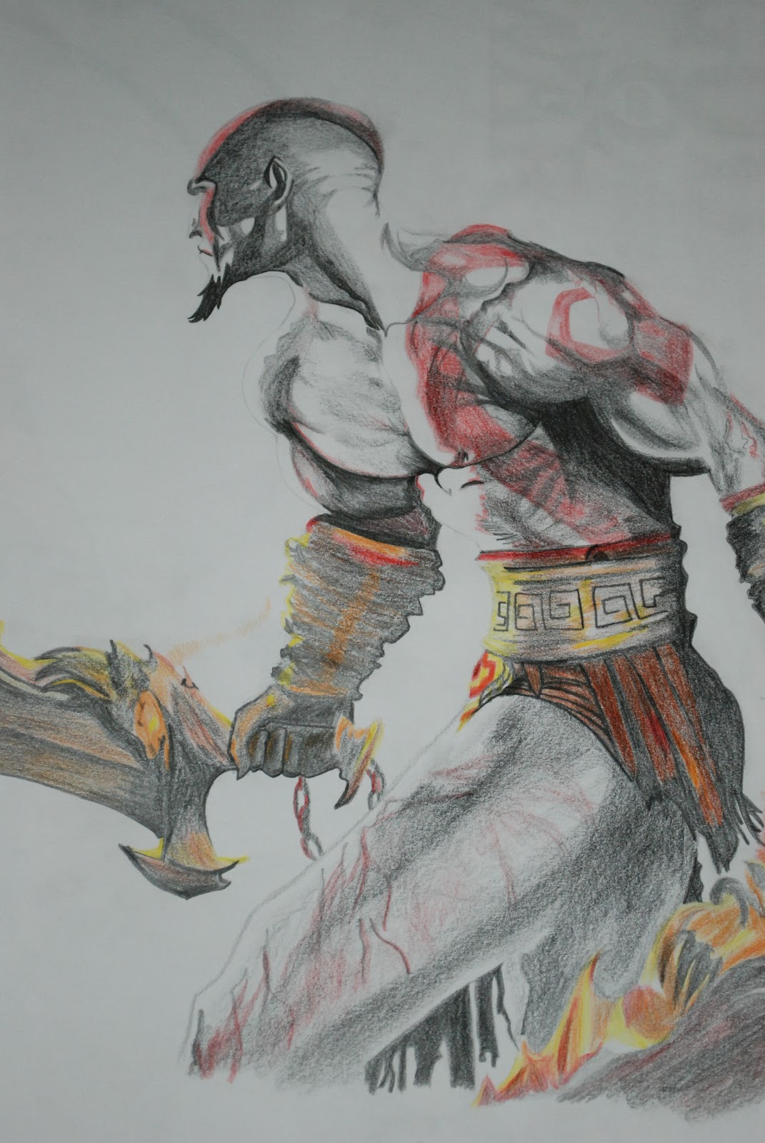 On the Verge of Lunacy: More Kratos Drawings