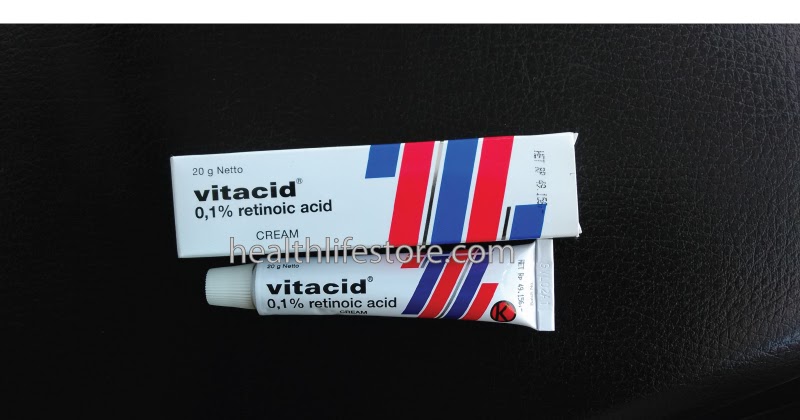 Vitacid 0.1% Retinoic Acid / Retinol / Tretinoin Cream Vitamin for Anti ...