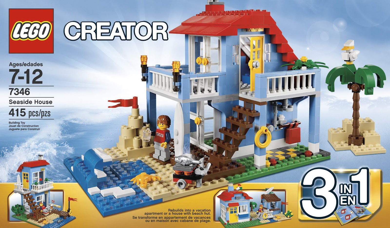 onetwobrick5: LEGO set database: set database: LEGO 7346 seaside house