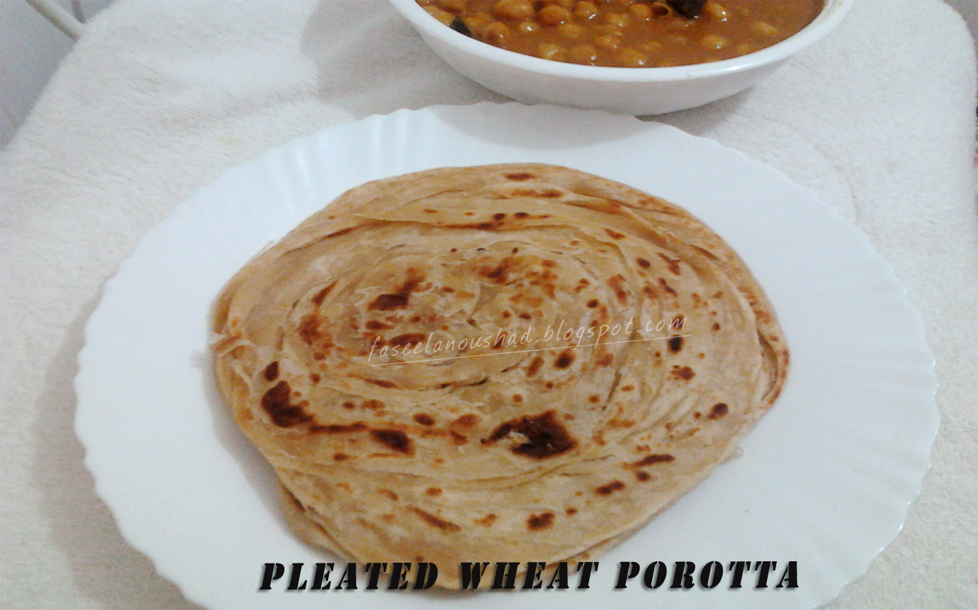 GOOD FOOD ENDS WITH GOOD TALK: Pleated Wheat Porotta