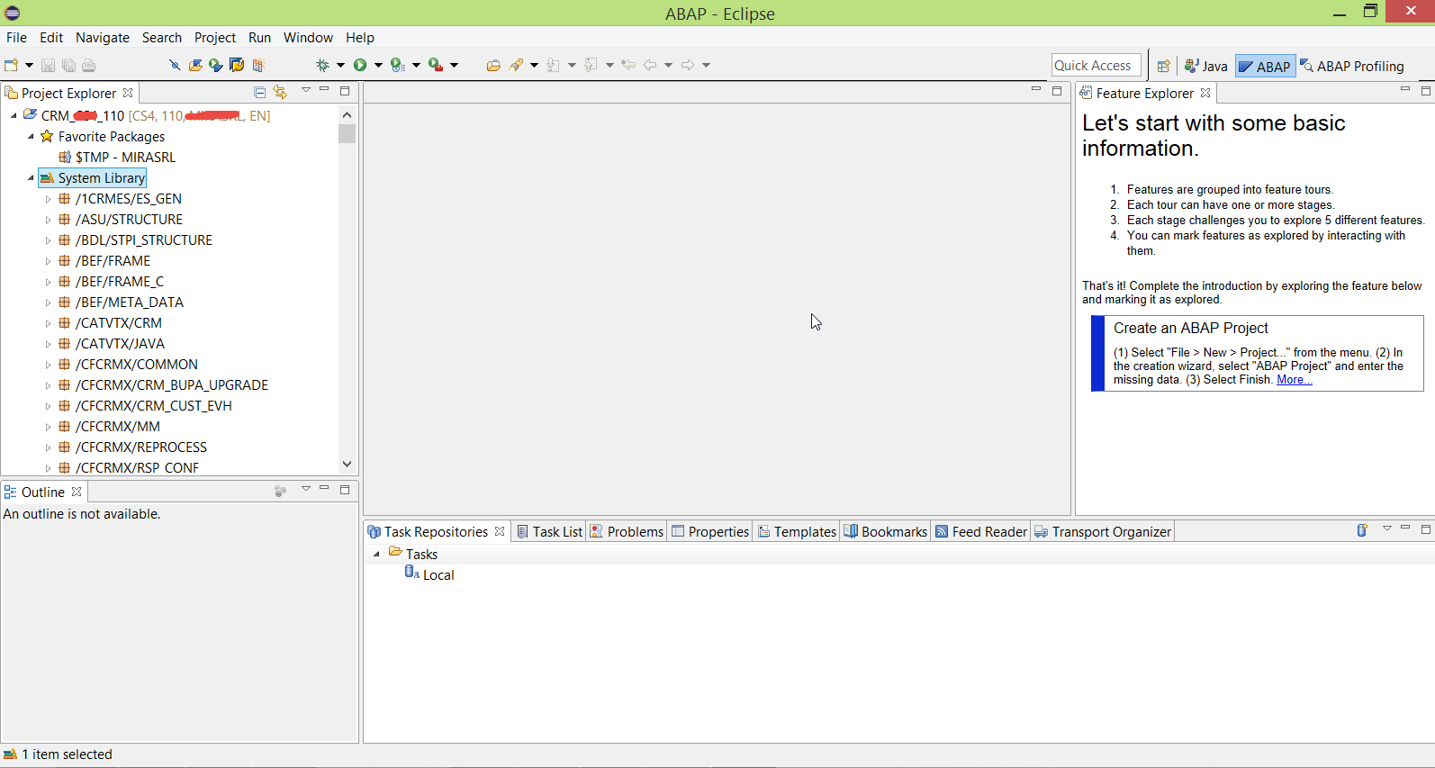 Sap Abap Central Abap Development In Eclipse Part 2