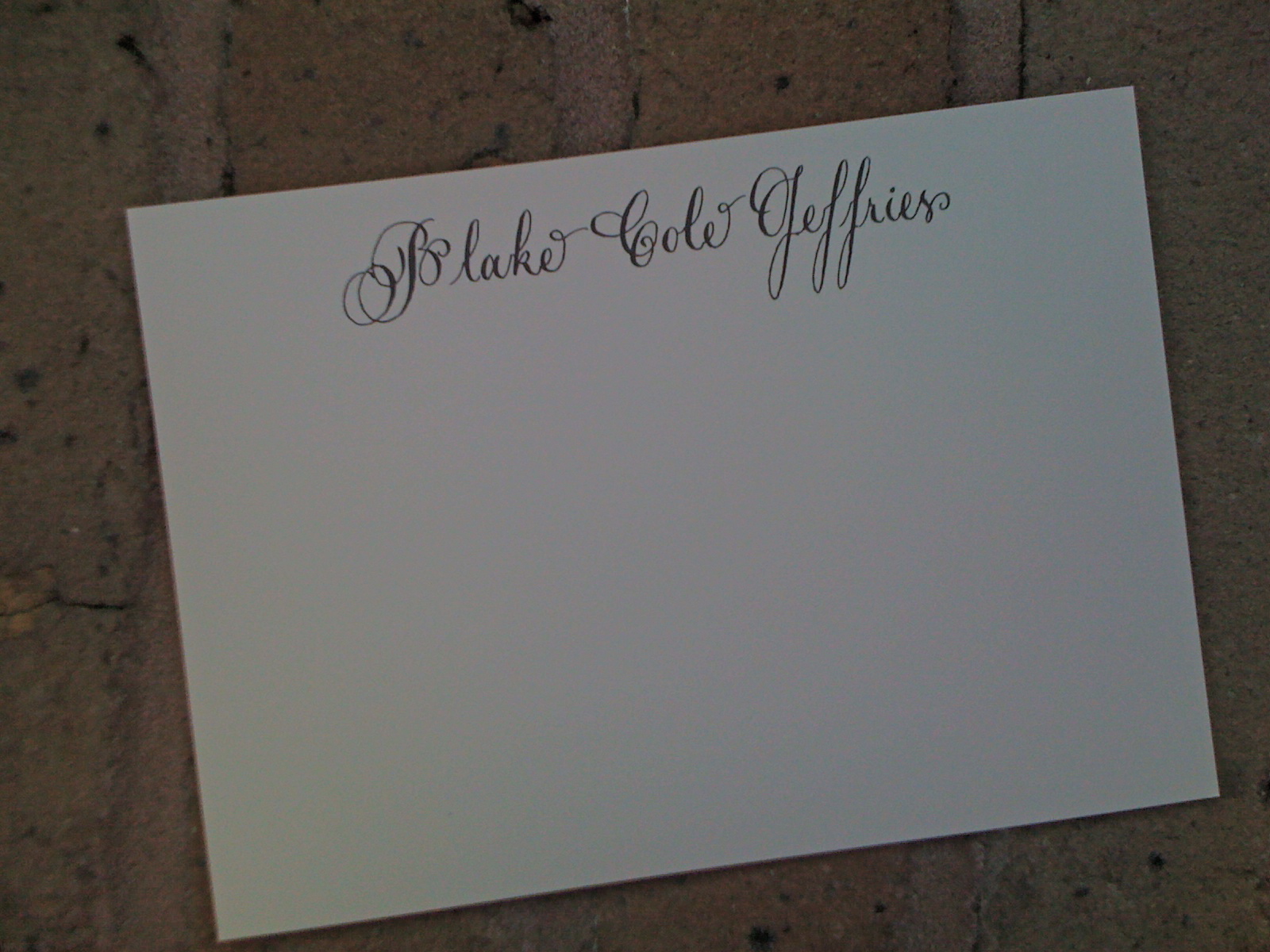 Claire Frascogna Calligraphy | Fresh Ink : Style Sentiment & Stationery ...