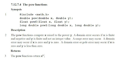 Lessons In Coding: The pow Function in C & C++