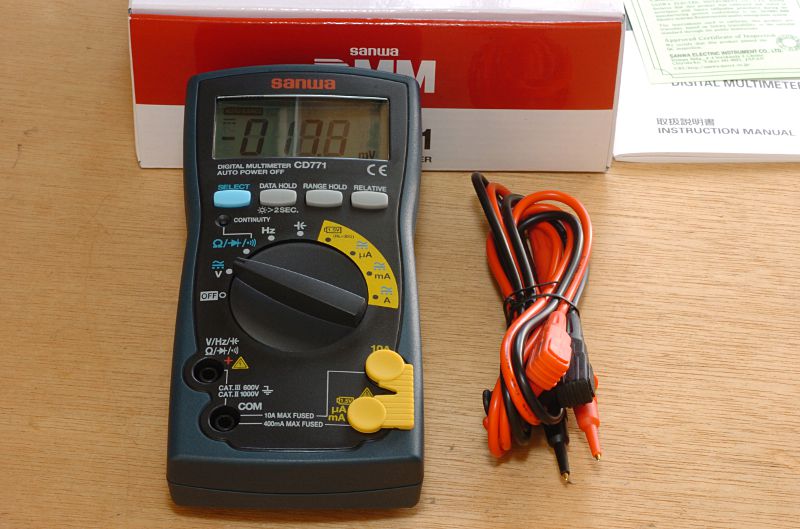 電算機孝行: SANWA CD771 マルチメータ購入
