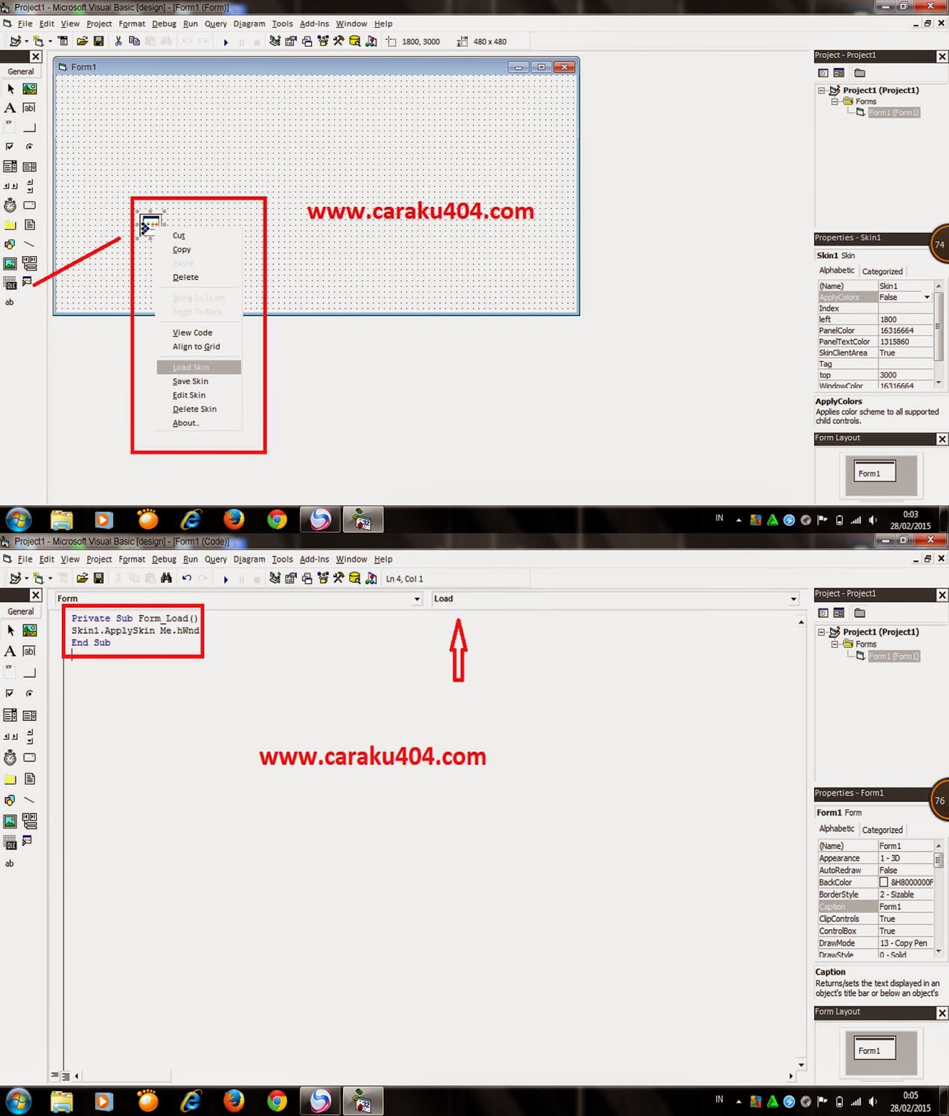 Cara pakai Active Skin Di VB6 - RIVALTI POST