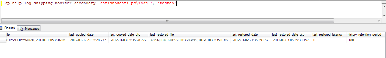 Microsoft Technologies: Sql Server Log Shipping