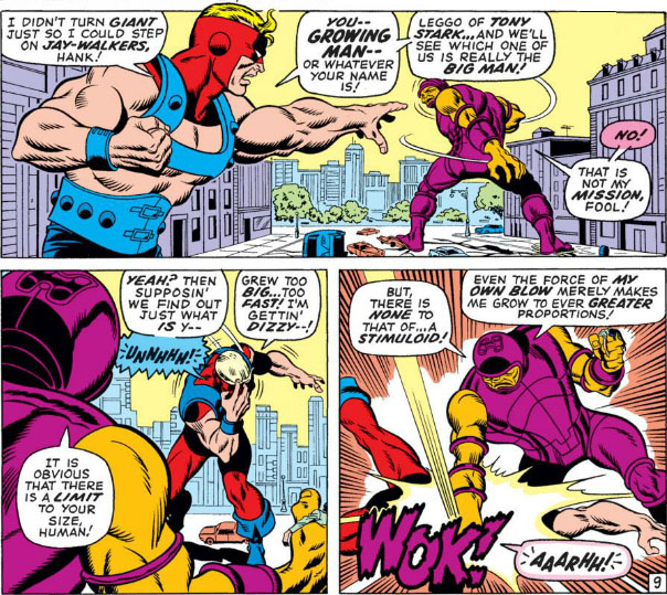 The Peerless Power of Comics!: The Incredible Growing Man!