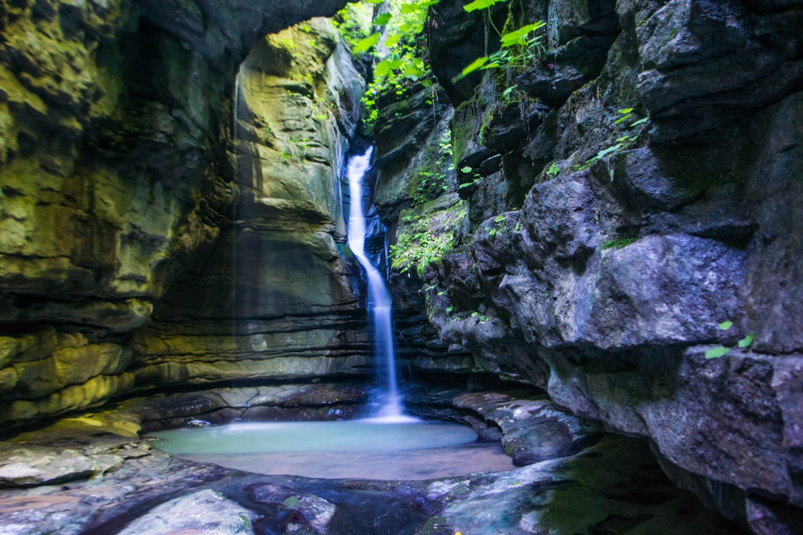 Rick's Hiking Blog: Thunder Canyon Falls, Buffalo National River, near ...