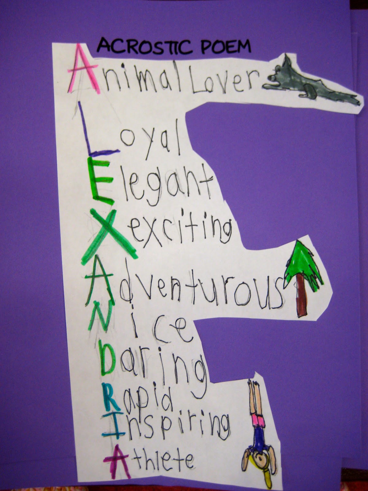 Ms. Liebel's Classroom: Poetry Unit: Acrostic Poem