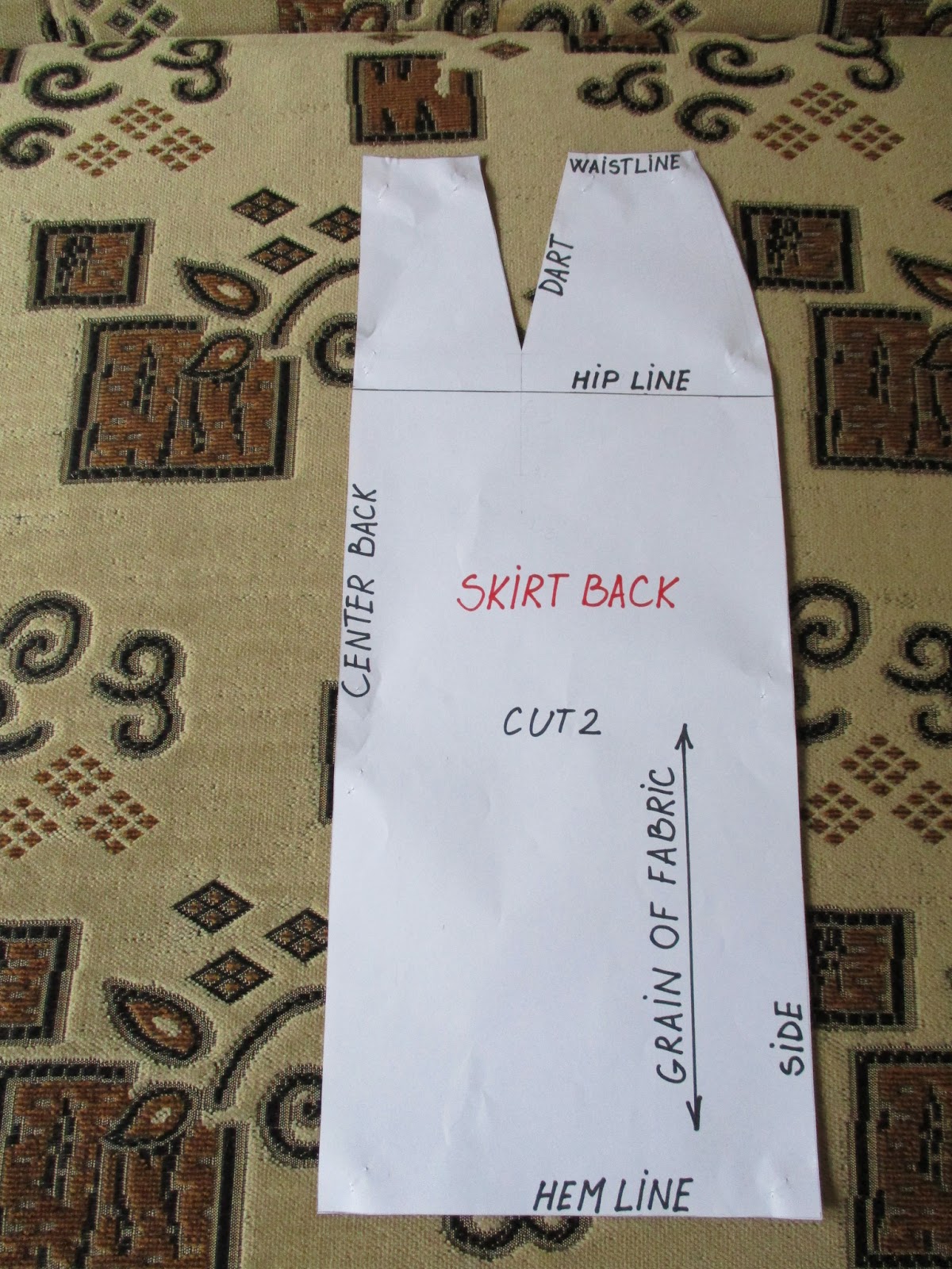 Rasa's advices how best to sew: Sew pencil skirt with lining. Step 2 ...