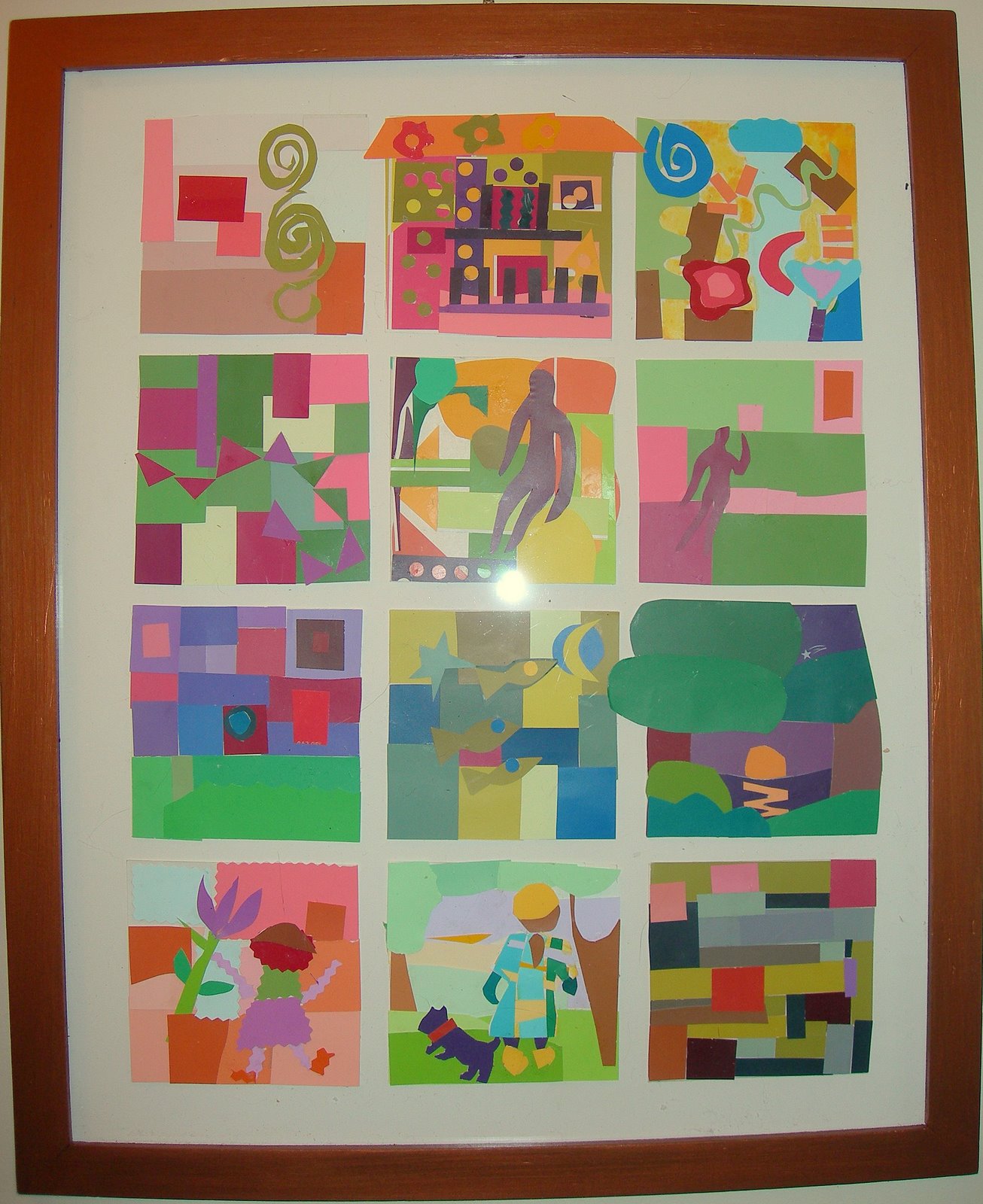 Yoko's Art Works: Paper Mosaic Project