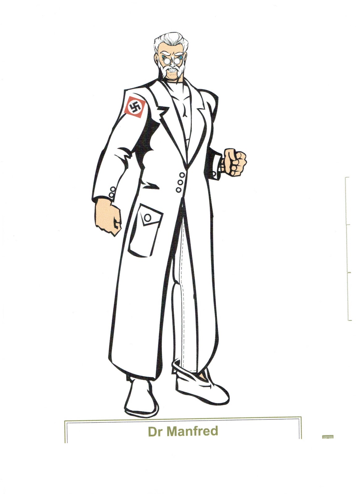 Herói Empreendedor: Super Heróis- Rudamon III: Personagens Neonazistas