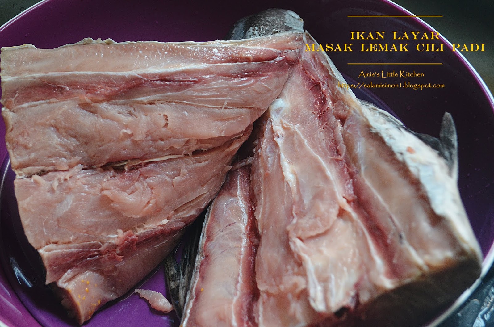 Ikan Layar Masak Lemak Cili Padi - Amie's Little Kitchen