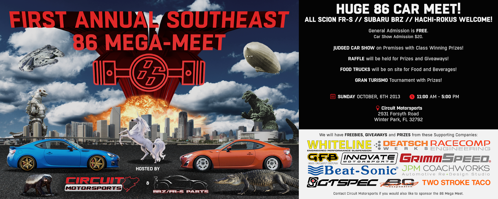 Circuit Motorsports: Flat-Out: First Annual SouthEast 86 Mega Meet
