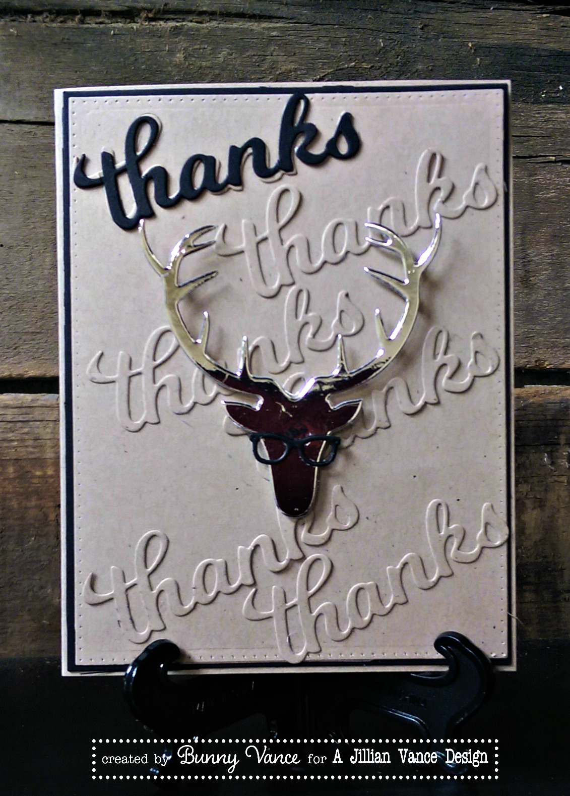 A Jillian Vance Design: Masculine Thank You Card