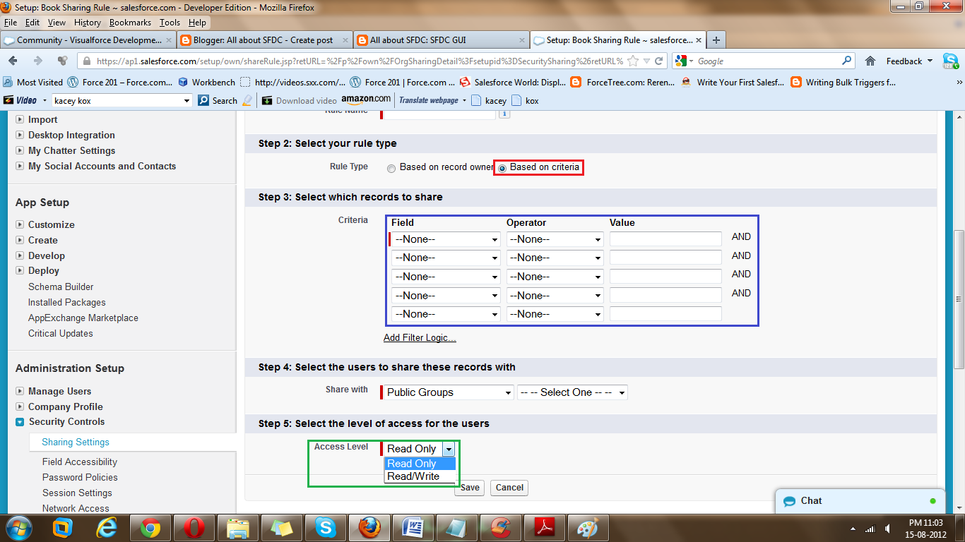 All about SFDC: Sharing Rules